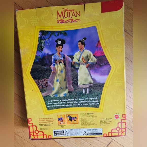 Mattel | Toys | Vintage 997 Disney Mulan Hearts Of Honor Set Nwt | Poshmark